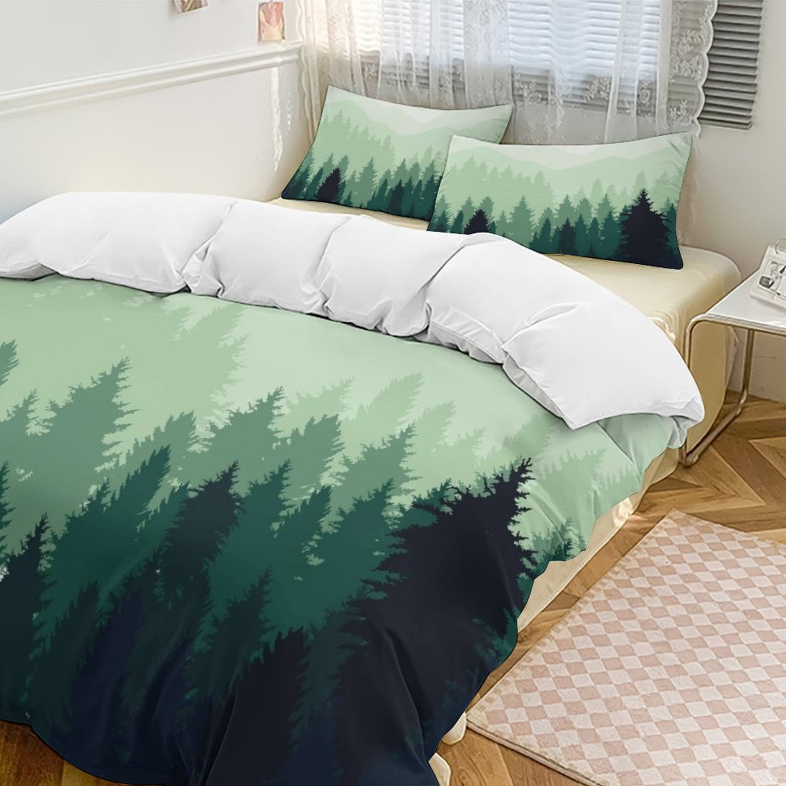 Nature Forest Quilt Cover Set Home Textiles Duvet Cover Set Pillowcases ...