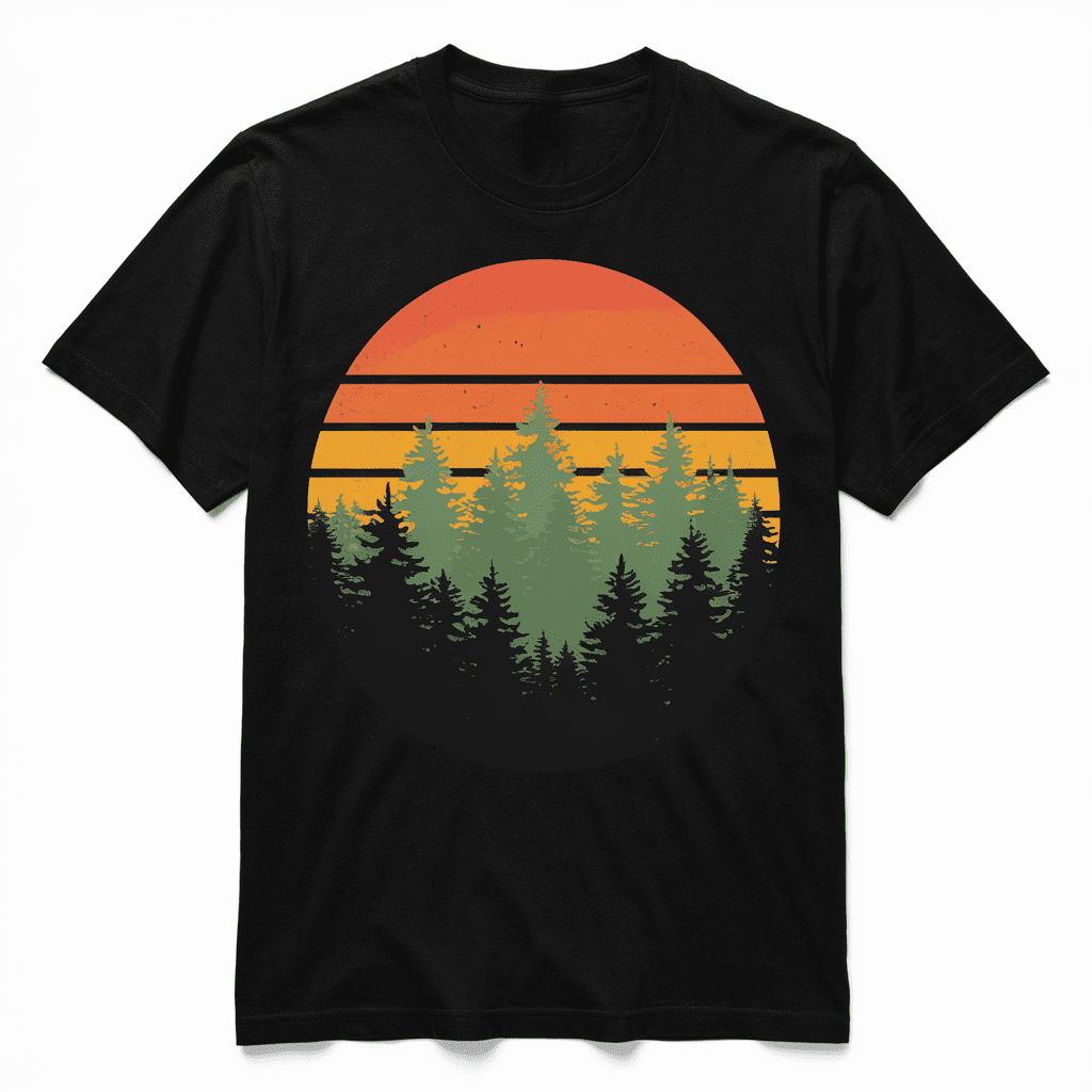 Nature Forest Trees Outdoor Wildlife T-Shirt - Walmart.com