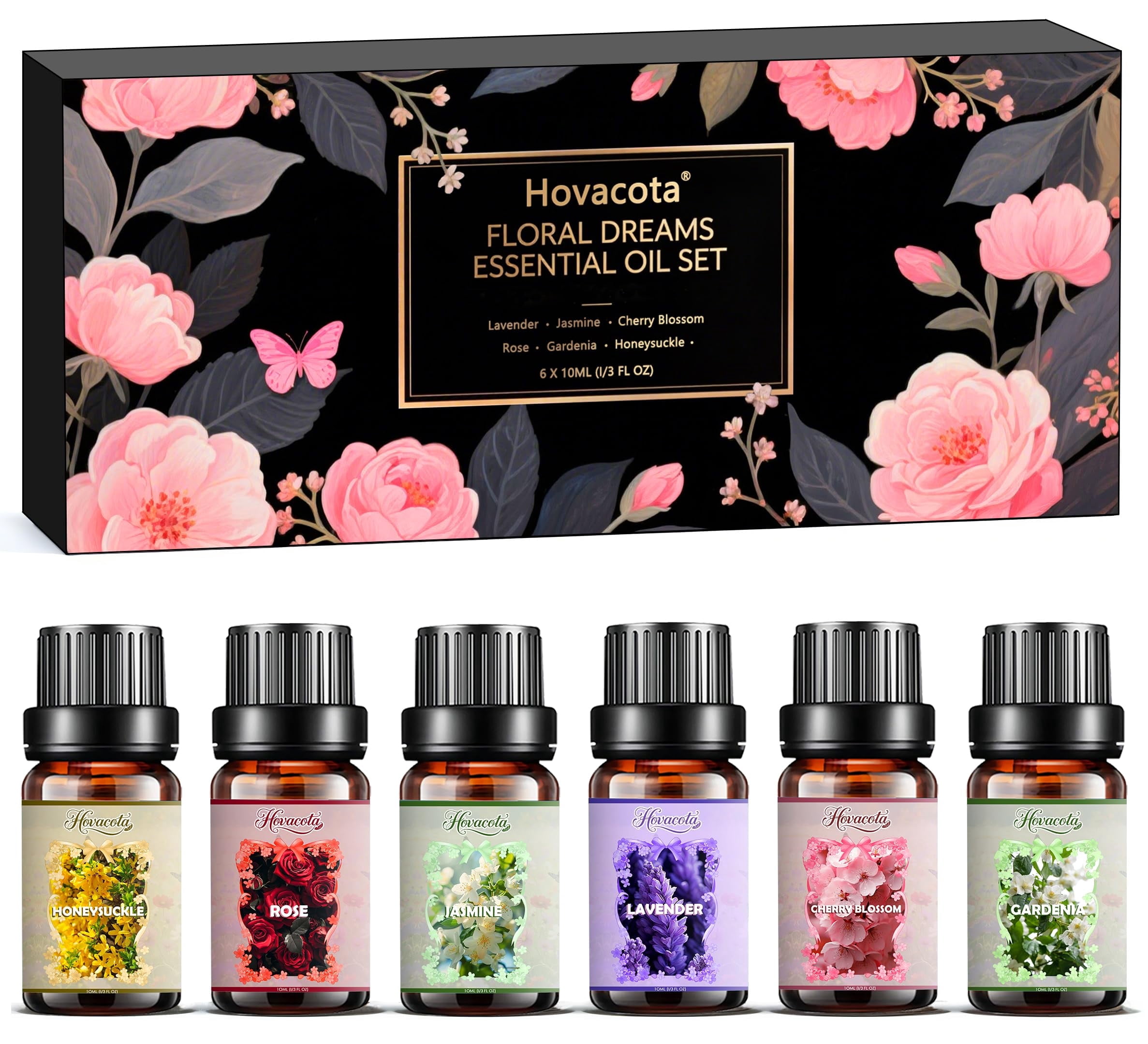 Nature Fragrance Oil Set, 10ML*6PCS Gift Oil Set for DIY Perfume ...