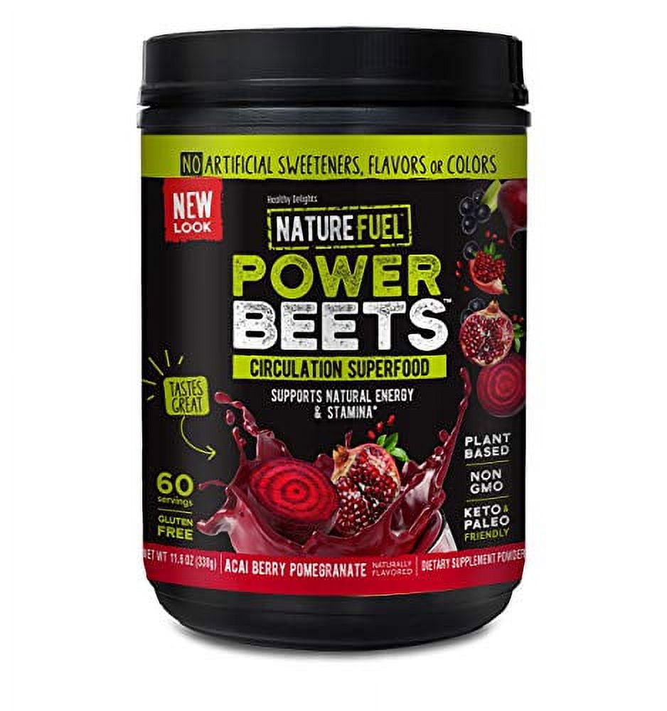 Nature Fuel Power Beets Powder, Delicious Acai Berry Pomegranate ...