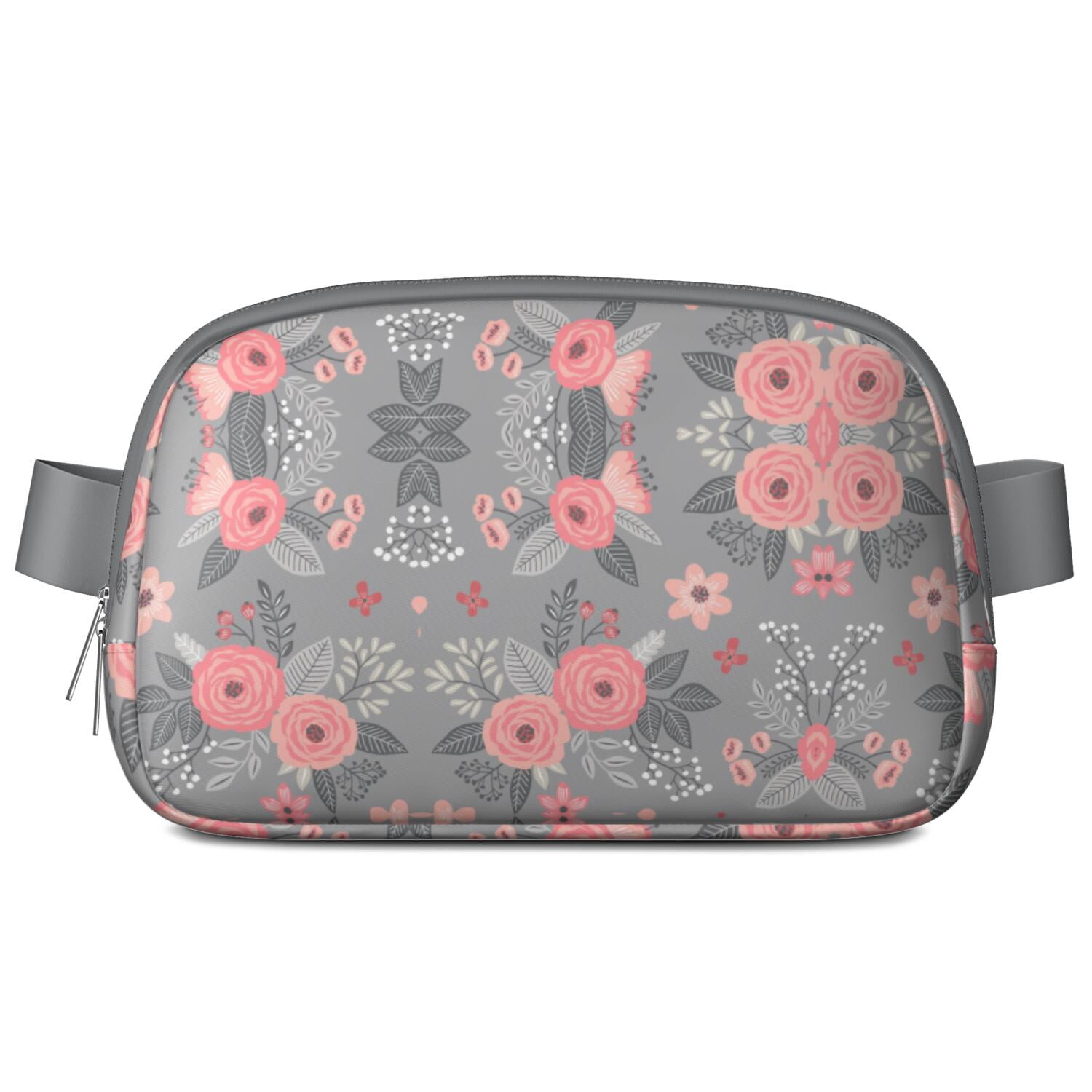 Nature Garden Fanny Pack – Floral Waist Bag with Butterfly, Rose ...