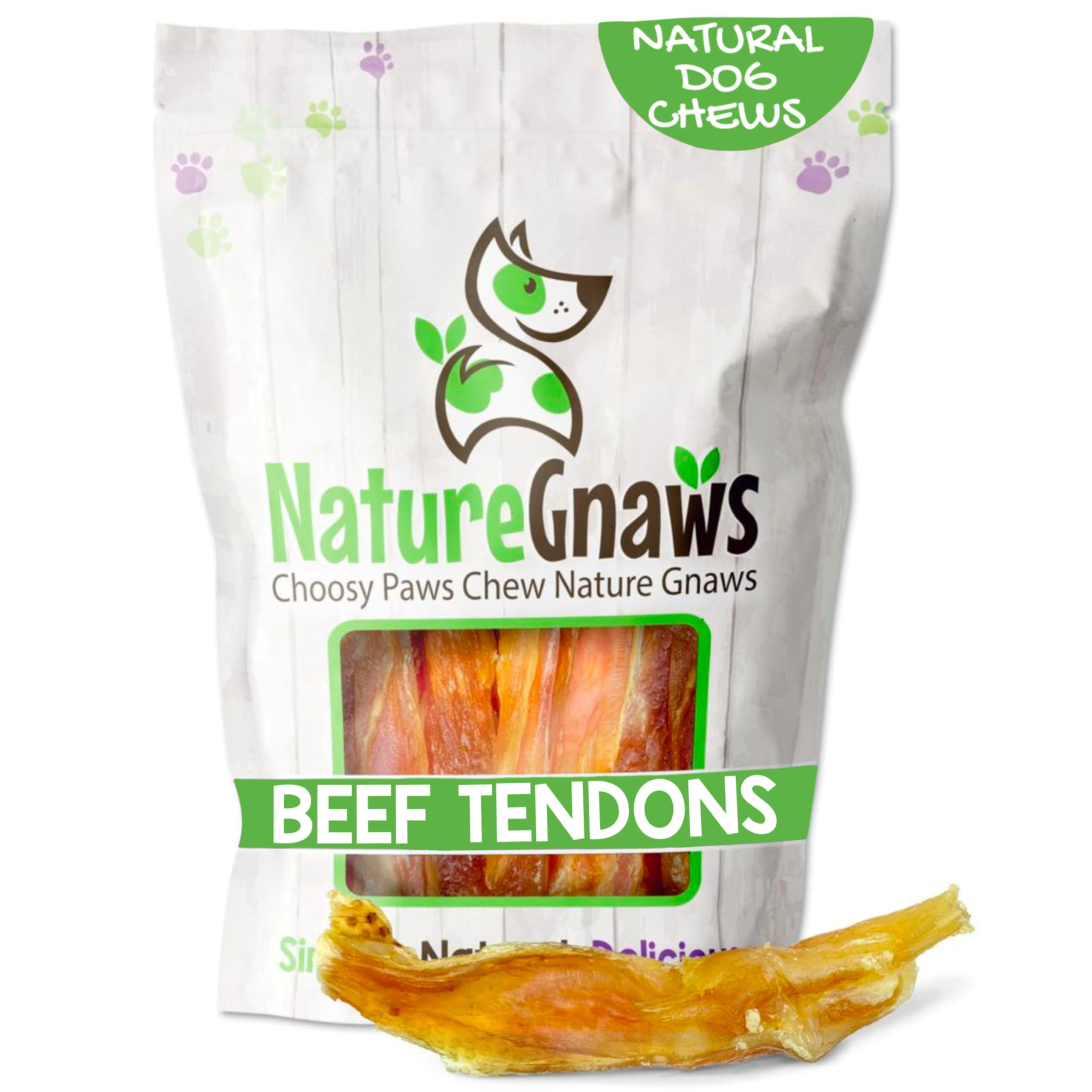 Nature Gnaws Beef Tendons for Dogs AIS1 4-5" (12 Count) - Mixed ...