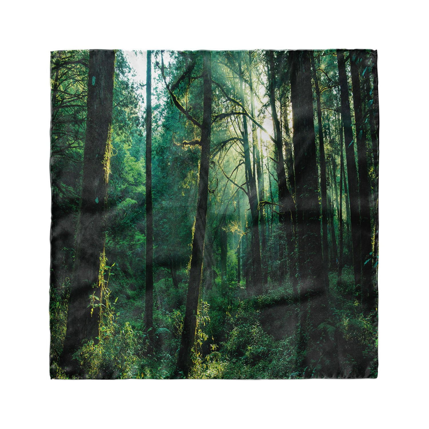 Nature Head Scarf, Sunset in Woods Trees, Head Wrap, 3 Sizes, by ...