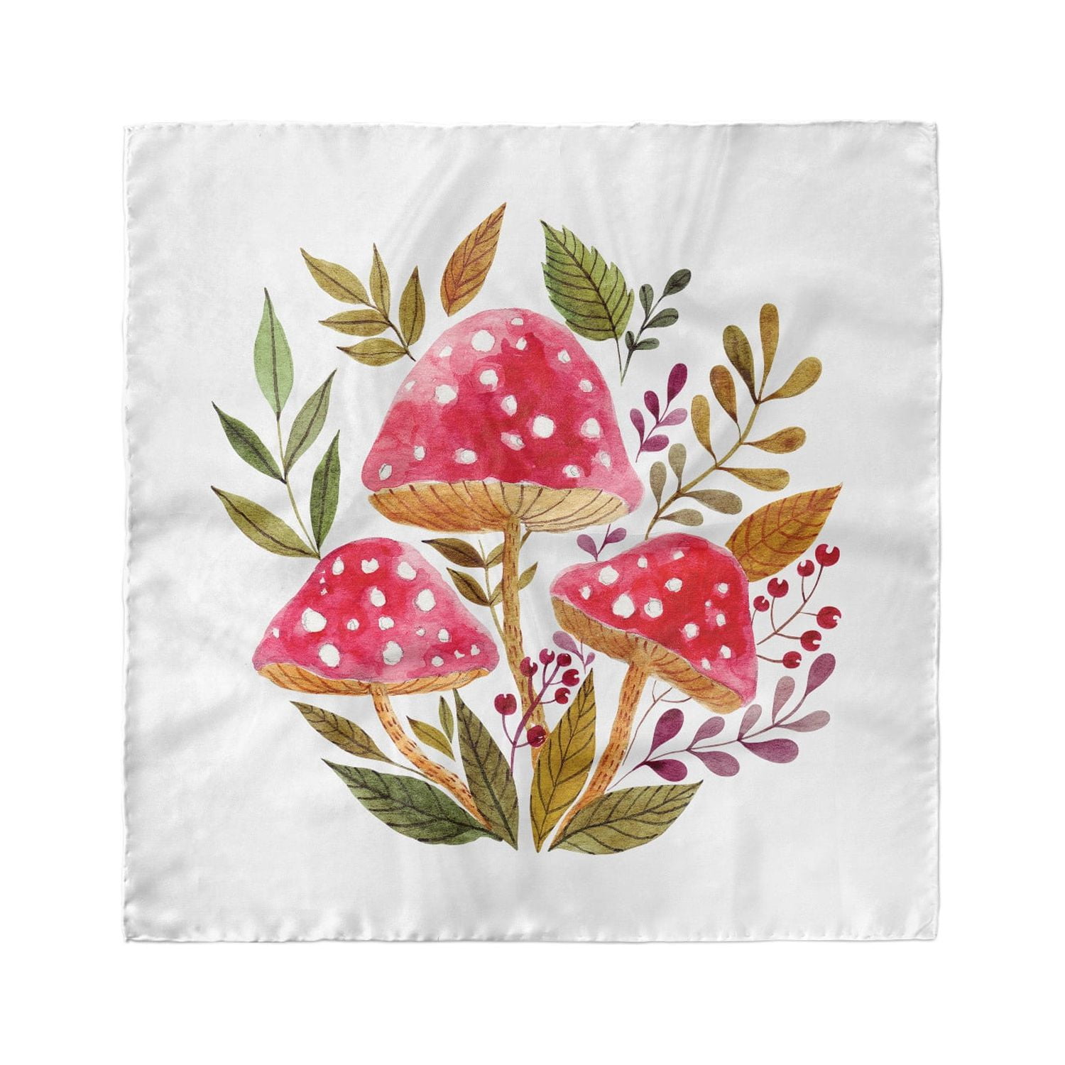 Nature Head Scarf, Watercolor Amantias, Head Wrap, 3 Sizes, by ...