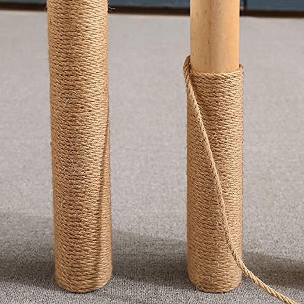 Nature Hemp Rope,1/4Inch Heavy Duty Jute Twine For Cat Tree And Tower ...