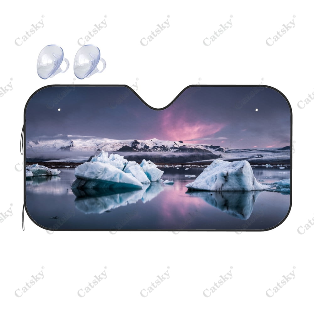 Nature Iceberg Auto Windshield Sun Shade Car Front Window Visor Vehicle Sun Block Cover Heat ...