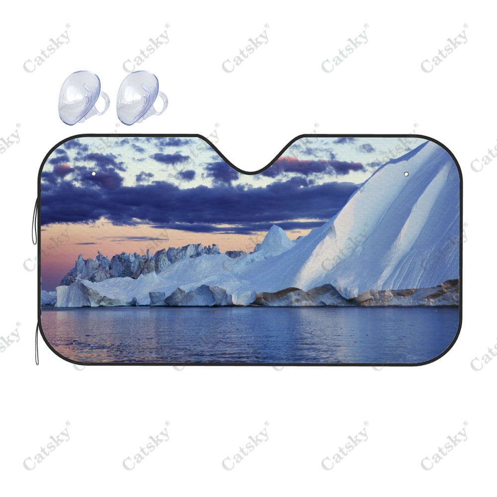 Nature Iceberg Auto Windshield Sun Shade Car Front Window Visor Vehicle Sun Block Cover Heat ...