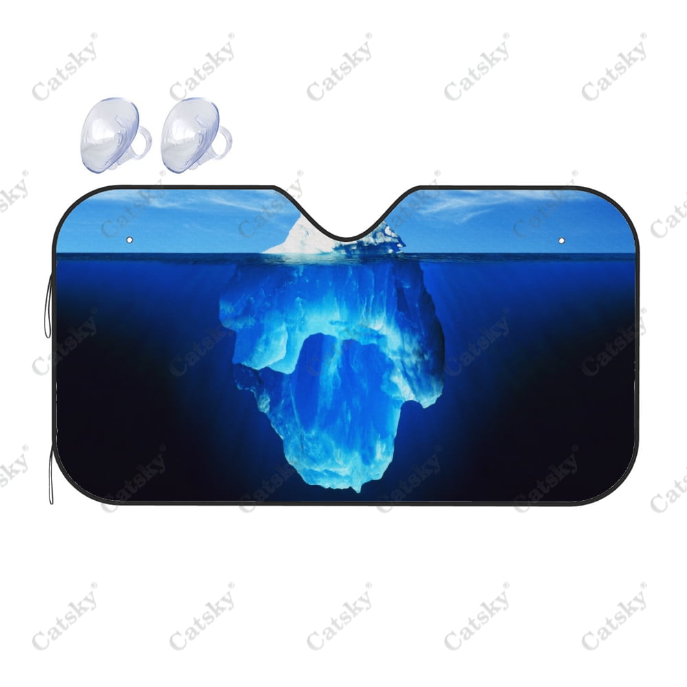 Nature Iceberg Auto Windshield Sun Shade Car Front Window Visor Vehicle Sun Block Cover Heat ...