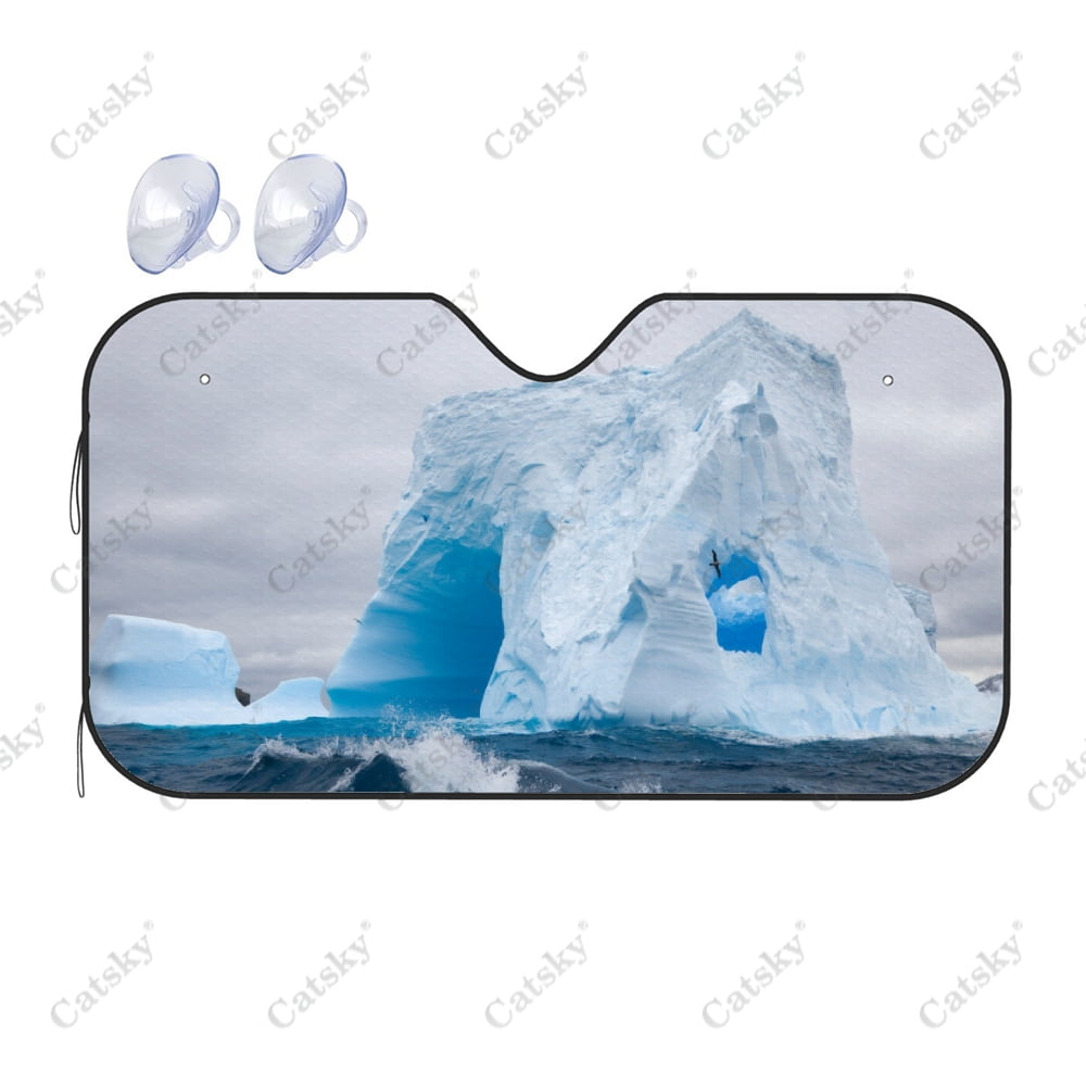 Nature Iceberg Auto Windshield Sun Shade Car Front Window Visor Vehicle Sun Block Cover Heat ...