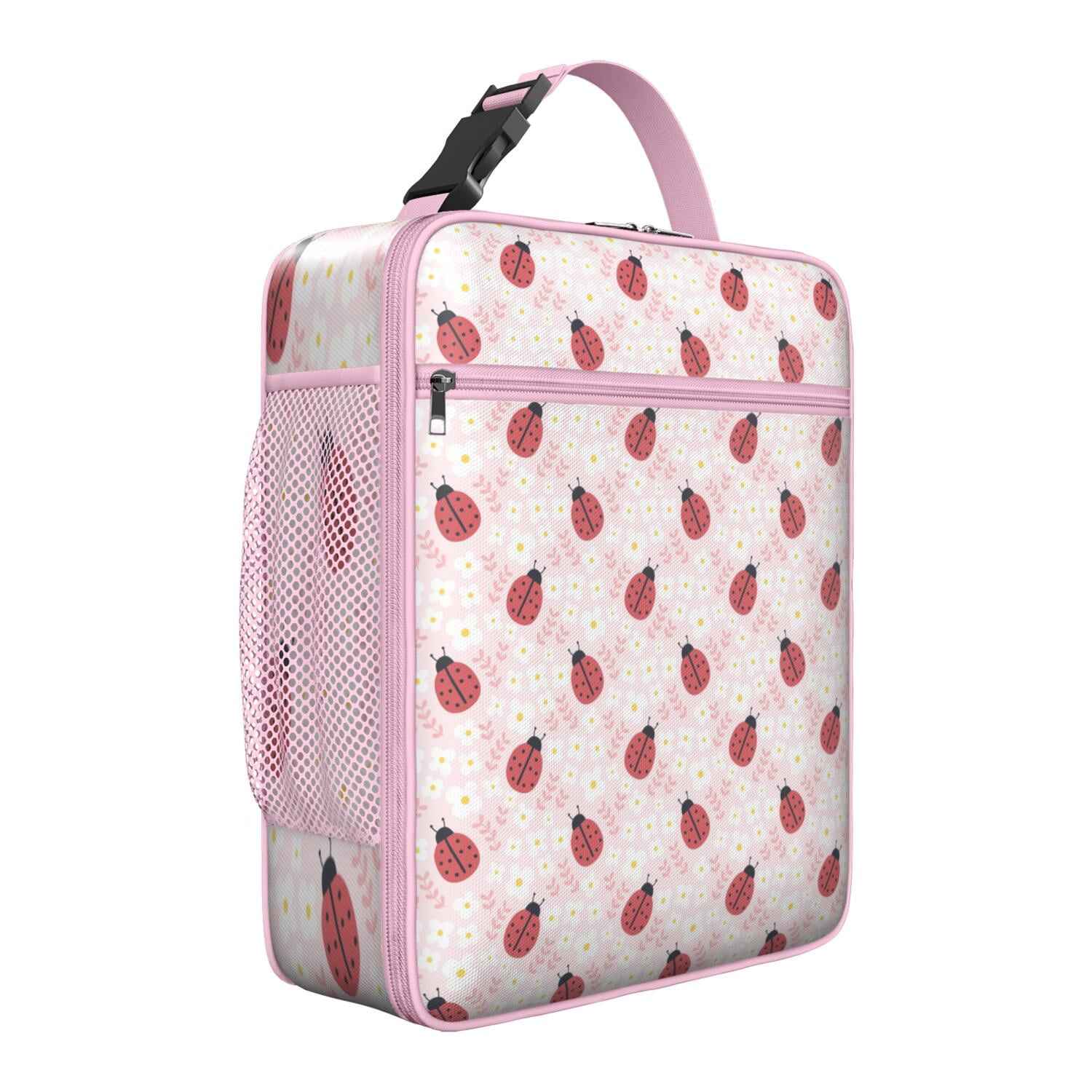 Nature Insect Insulated Lunch Bag Box Student Reusable Lunch Bag Fit ...