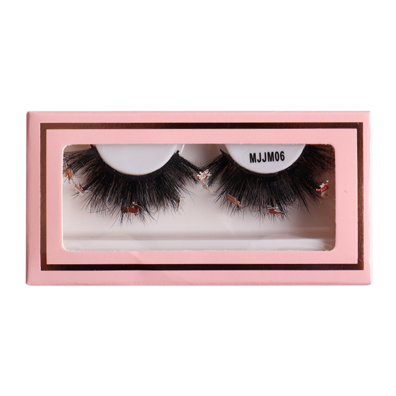 Nature-Inspired 3D Effect Fake Eyelashes (1 Pair) Multi-level Curling ...