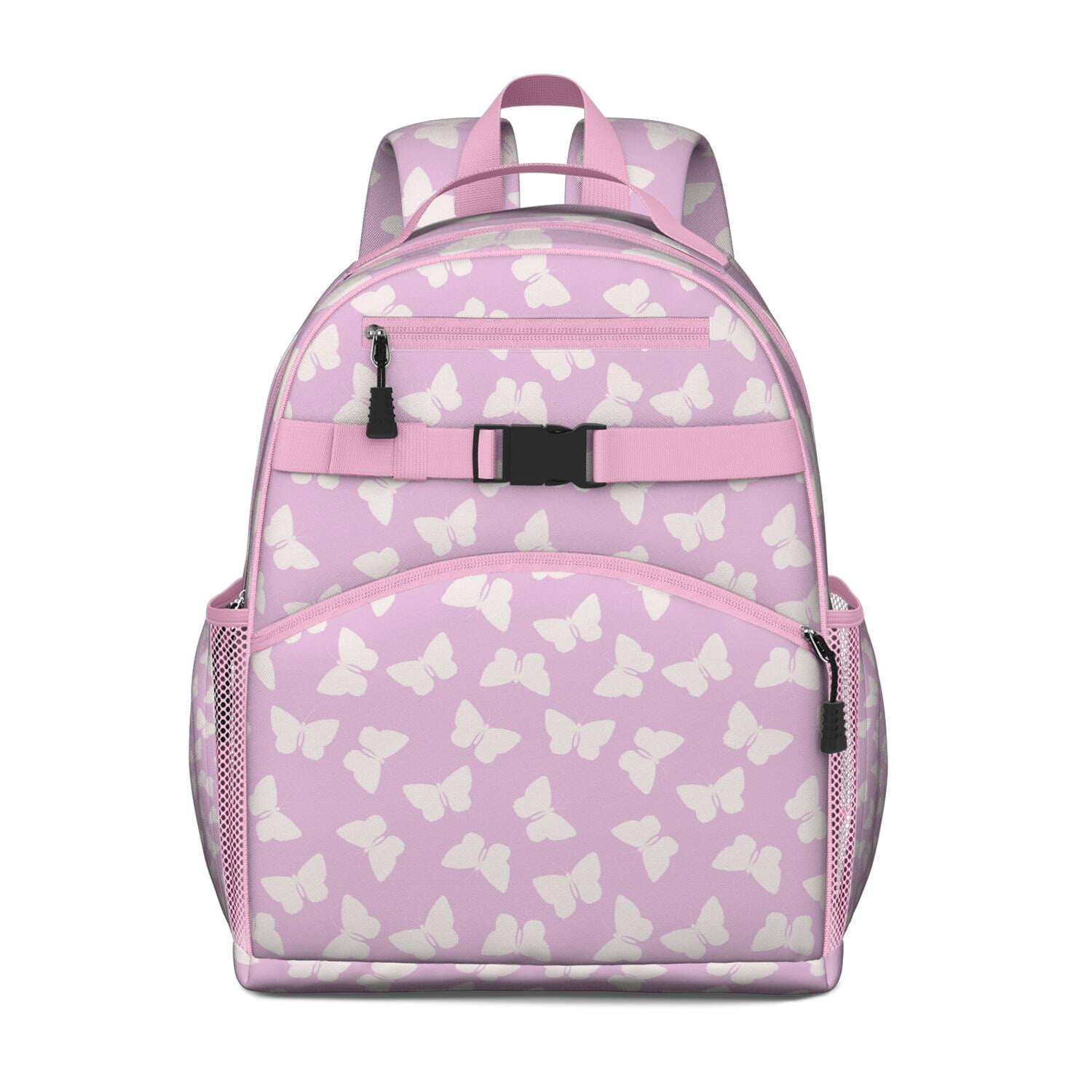 Nature-Inspired Butterfly Illustration Backpack - Waterproof ...