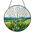 Nature Inspired Dandelion Round Window Hanging Art - Walmart.com