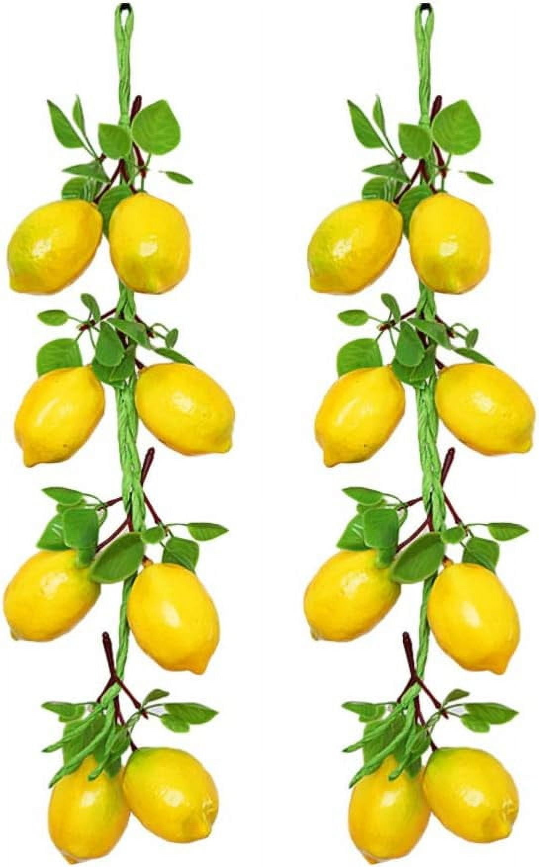Nature-Inspired Elegance, Vibrant Artificial Lemon Garland, Perfect For ...