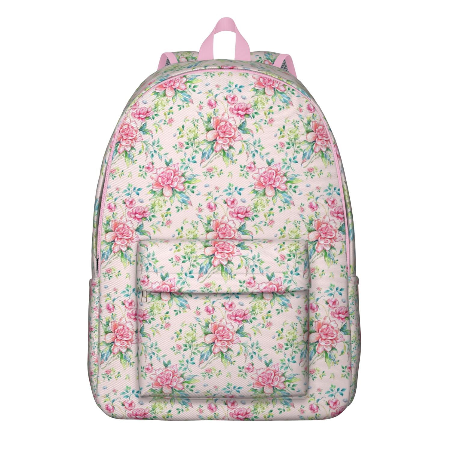Nature Inspired Floral Backpack – Botanical Garden Print, Lightweight ...