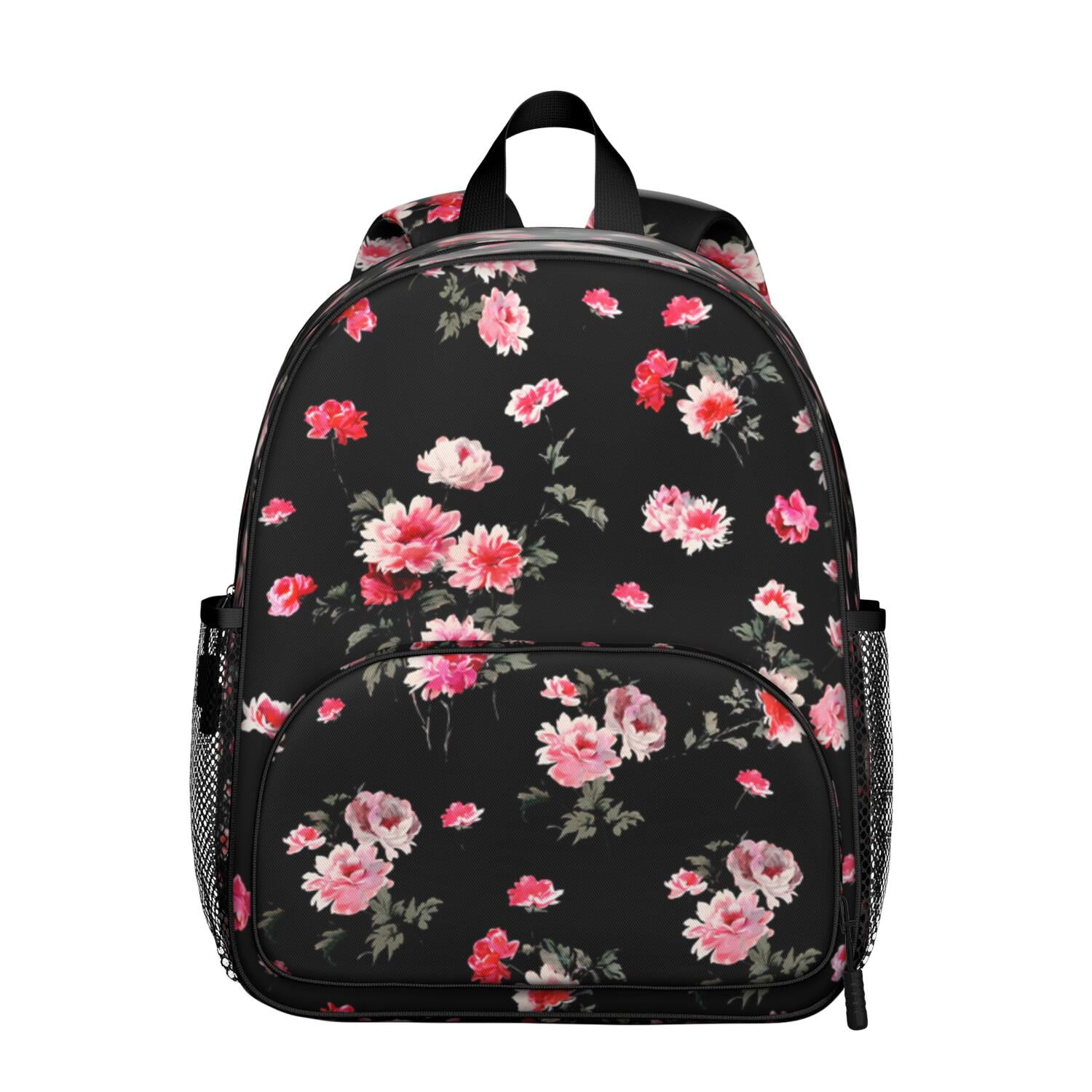 Nature-Inspired Floral Backpack - Spine-Friendly & Adjustable for ...