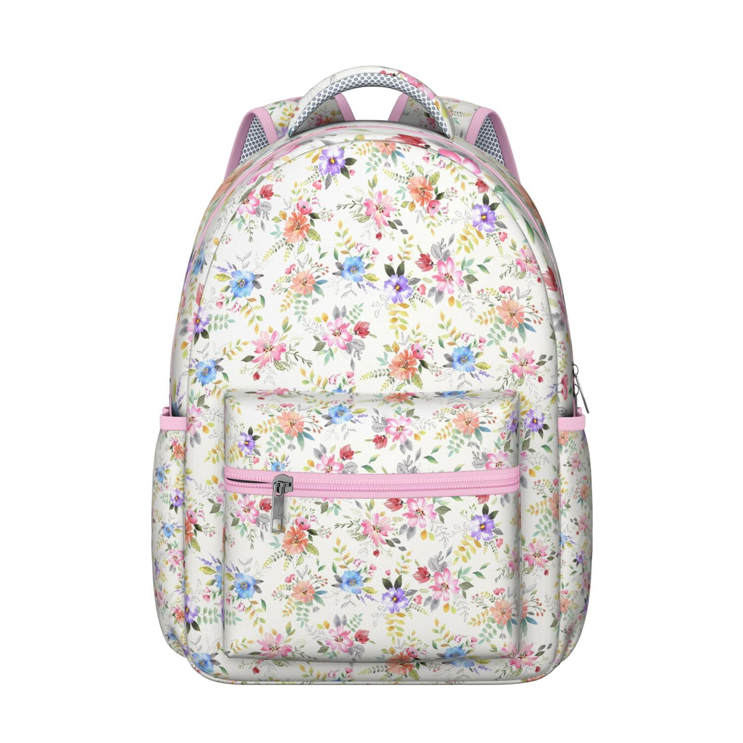 Nature Inspired Floral Backpack - Waterproof Lightweight Backpack for ...