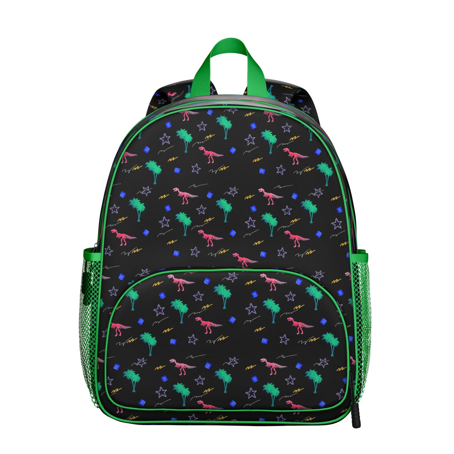 Nature-Inspired Forest Green Backpack - Ergonomic Waterproof Bookbag ...