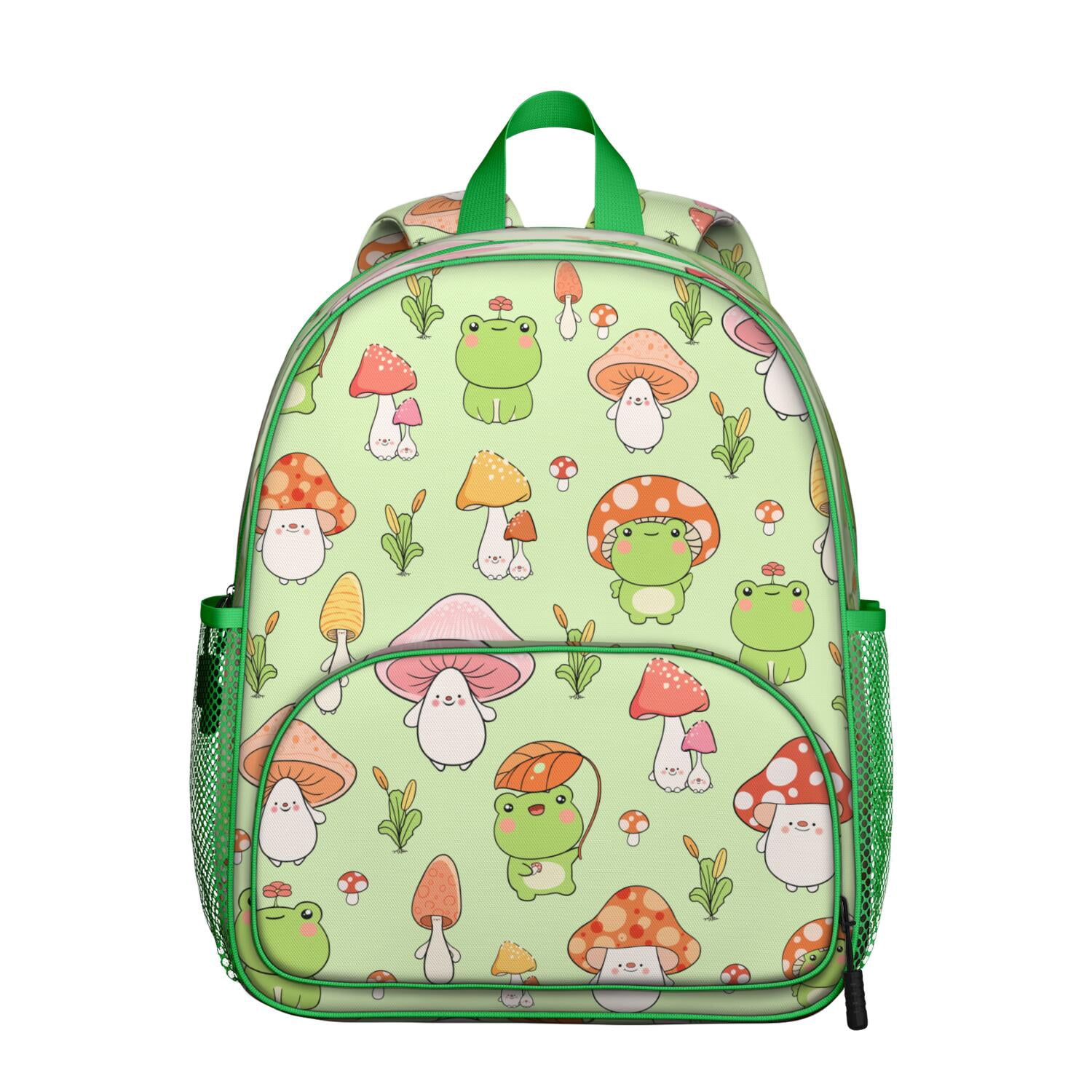 Nature-Inspired Forest Green Backpack - Ergonomic Waterproof Bookbag ...