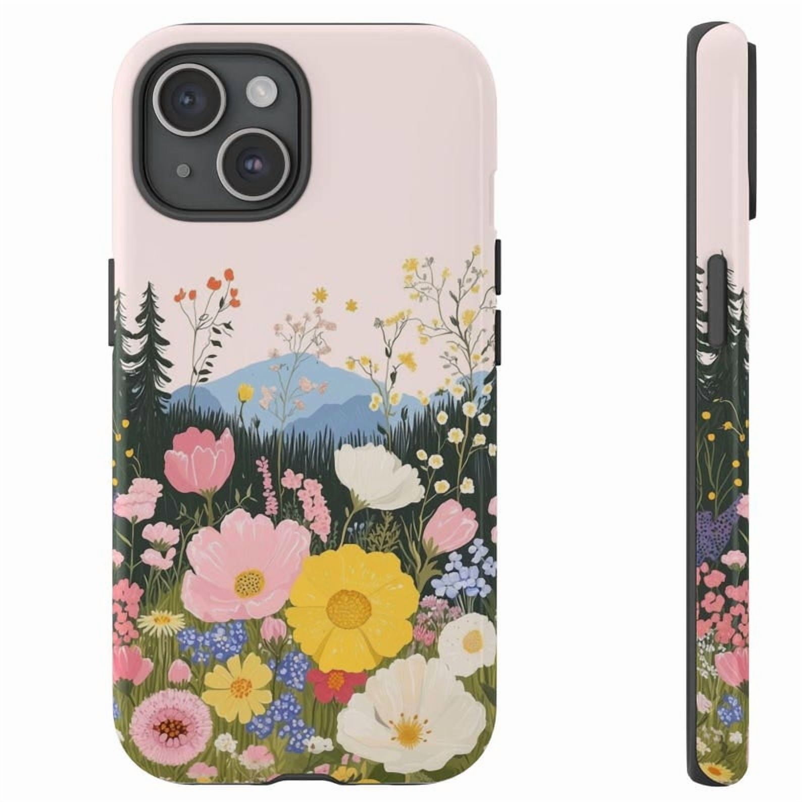 Nature Inspired Mountain Wildflower Heavy-Duty Protective Case for ...