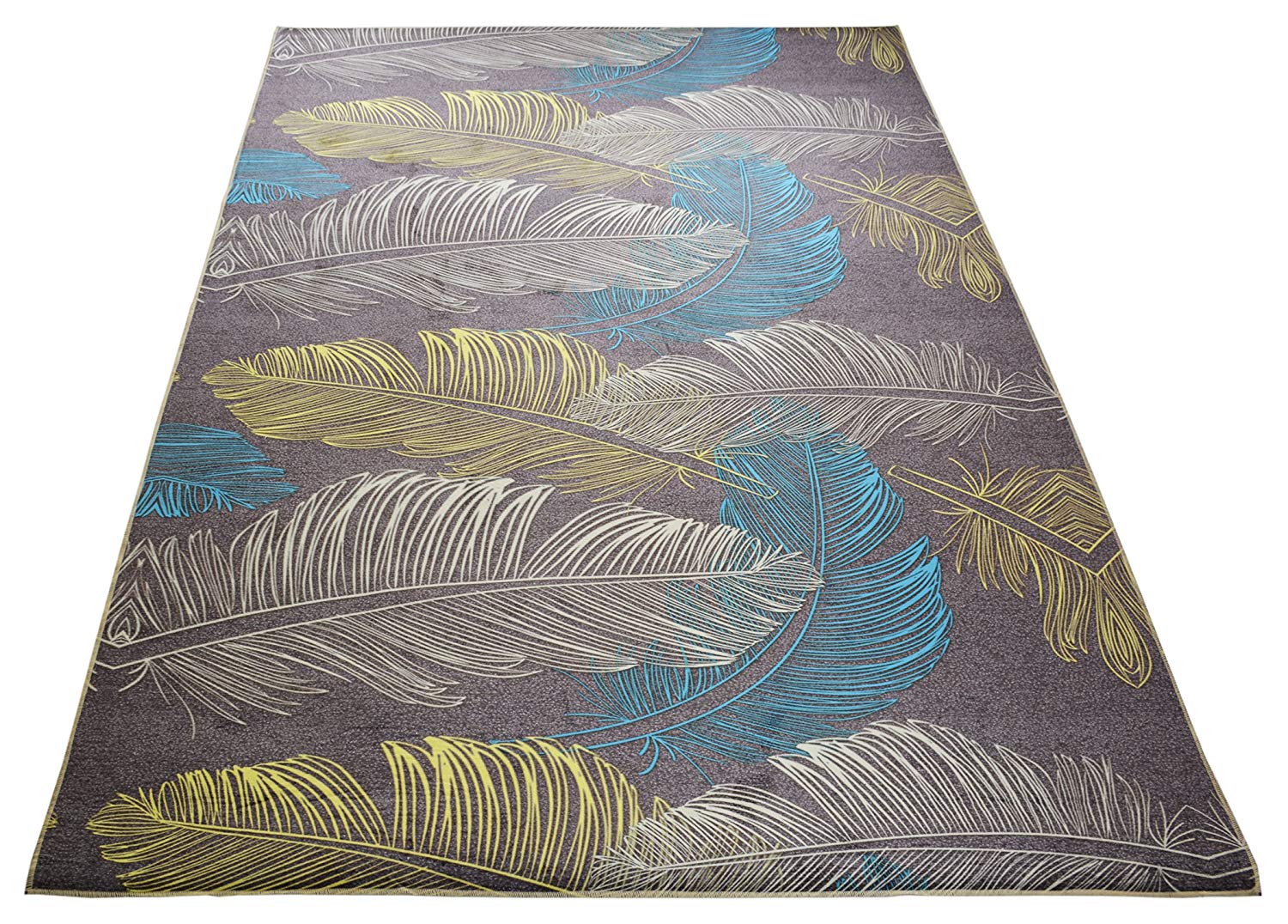 Nature Inspired Printed Mat Slip Resistant TPR Rubber Back Exotic ...