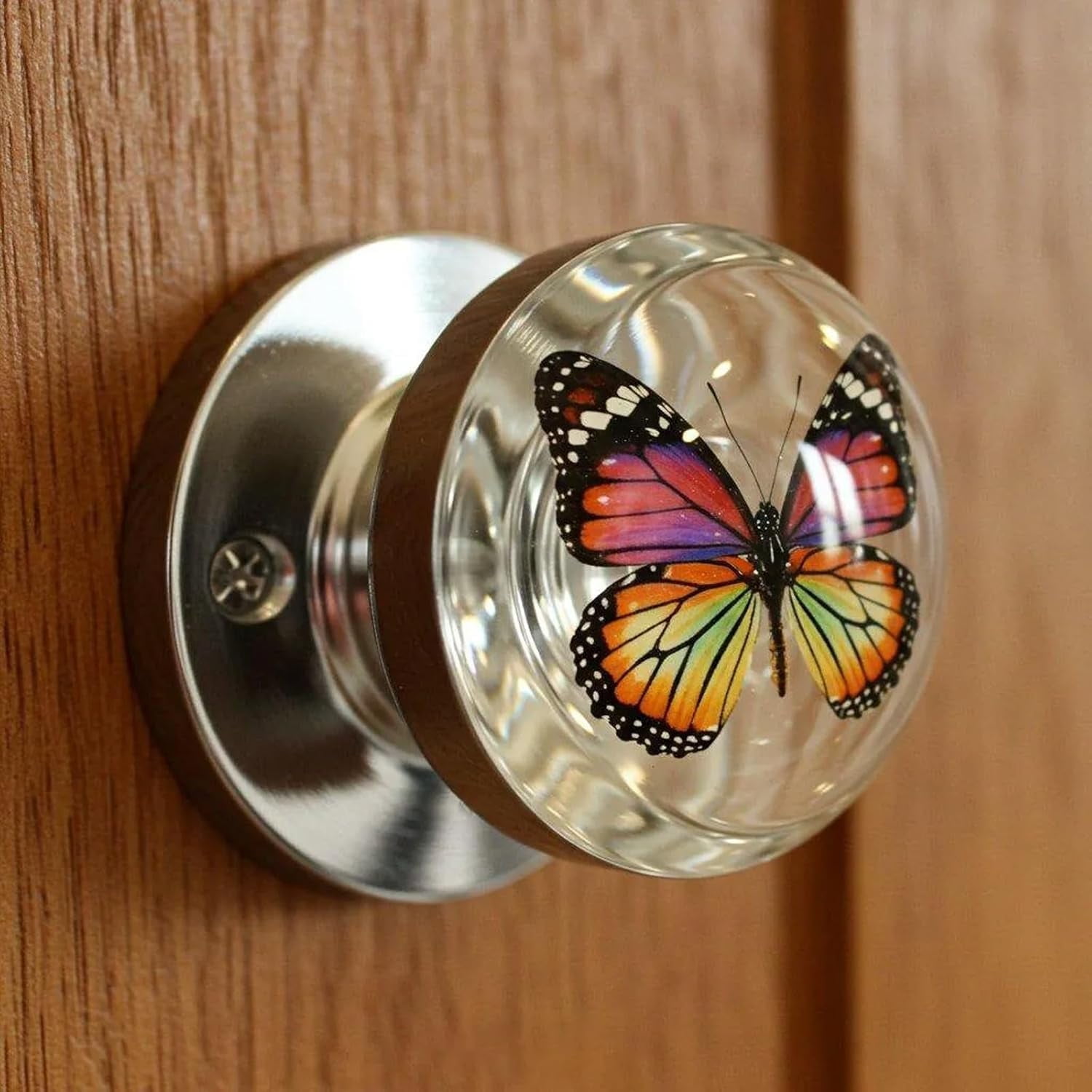 Nature-Inspired Transparent Doorknob Unique Decorative Door Handle, 2025 Animals Doorknob Design ...