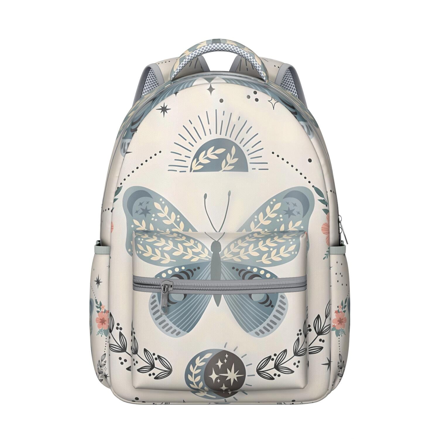 Nature-Inspired Waterproof Backpack - Artistic Butterfly Illustration ...