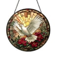 Nature Inspired Window Art – White Bird Glass Design - Walmart.com