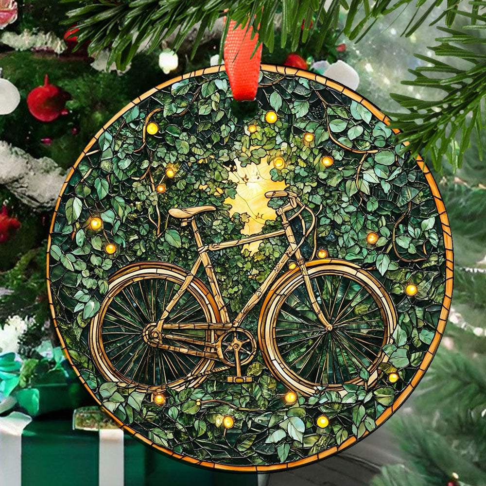 Nature-Inspired Woodland Bicycle Suncatchers for Windows, Ornament ...