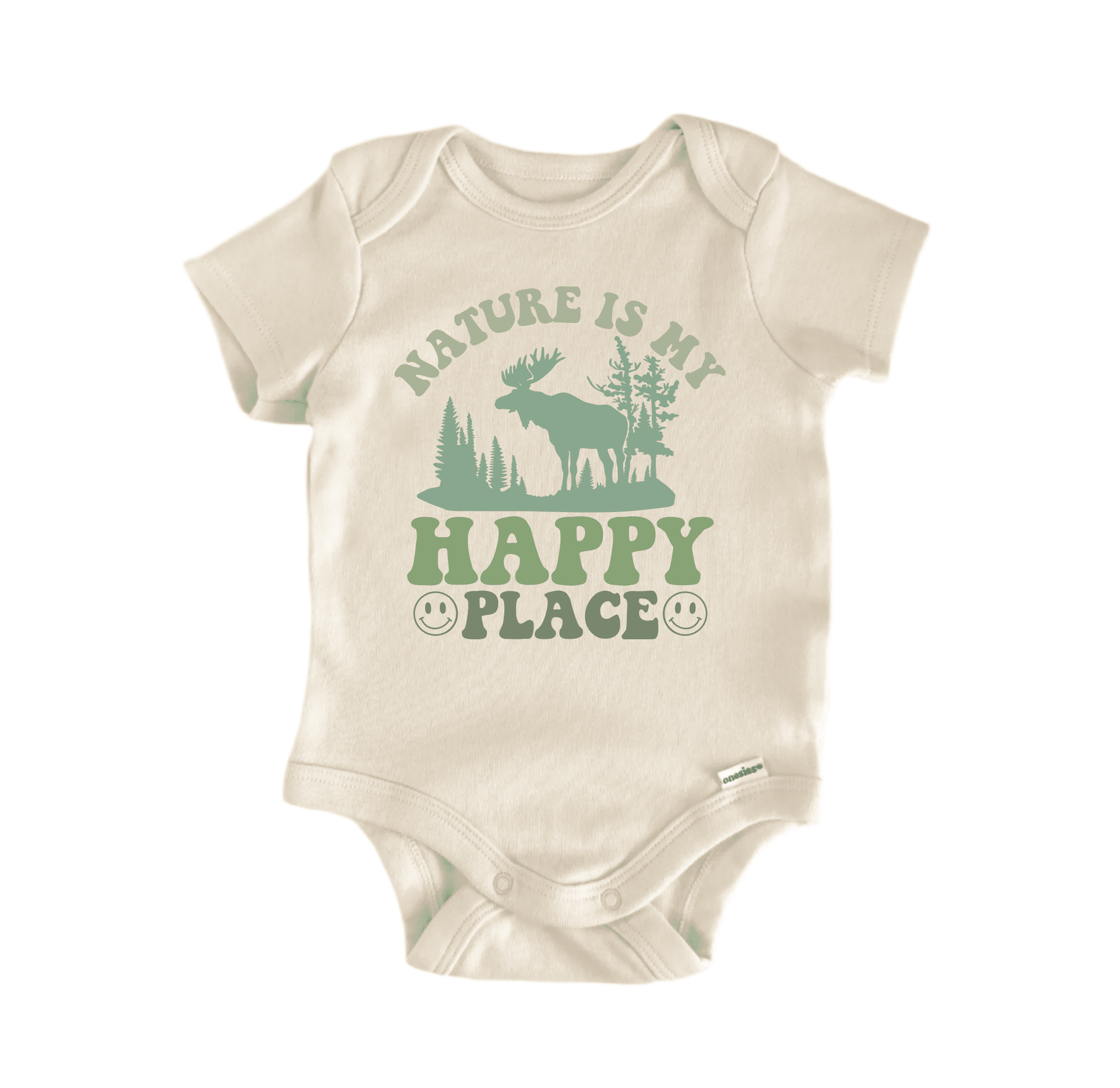 Nature Is My Happy Place Adventure 1 - Baby Boy Girl Clothes Bodysuit ...
