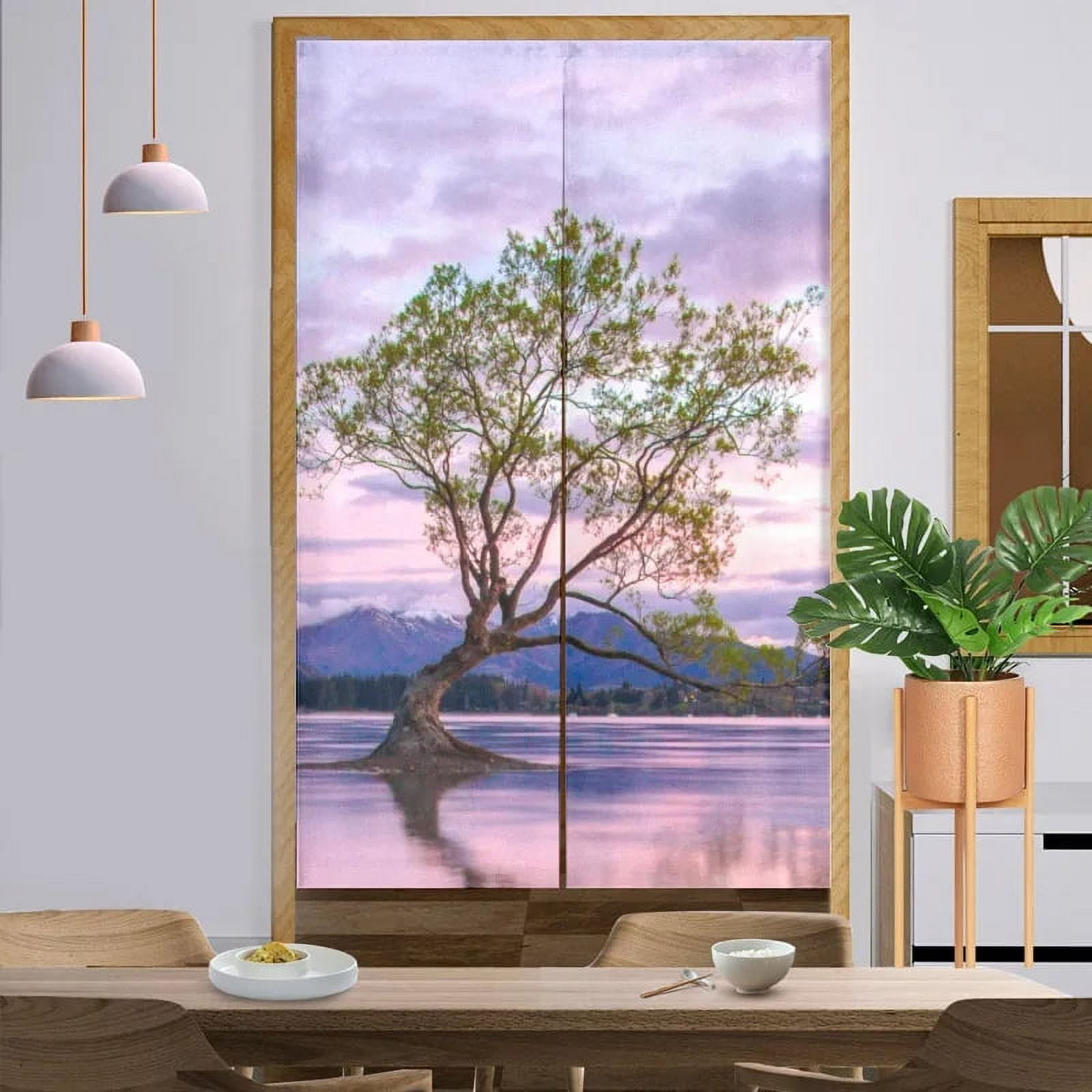 Nature Landscape Forest Door Curtain Living Room Bedroom Noren Kitchen ...
