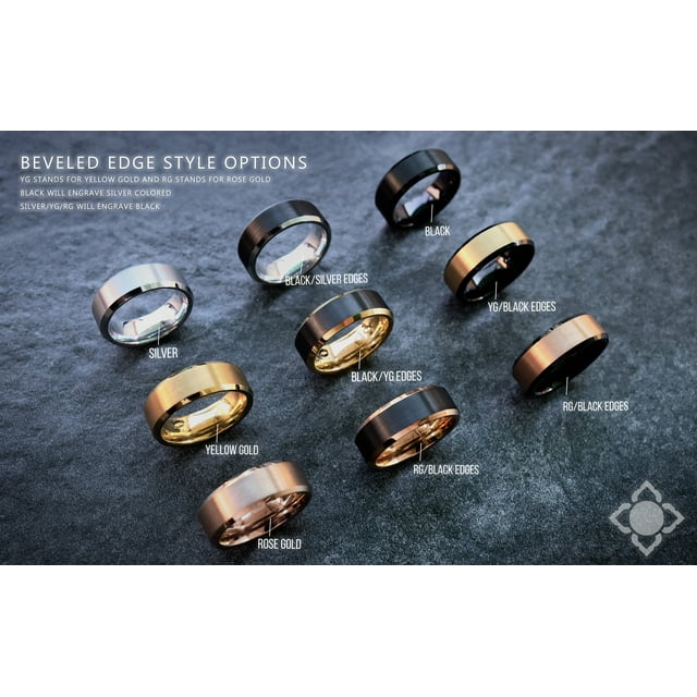 Nature Landscape Mountain Range Wedding Band, Forest Engagement Ring ...