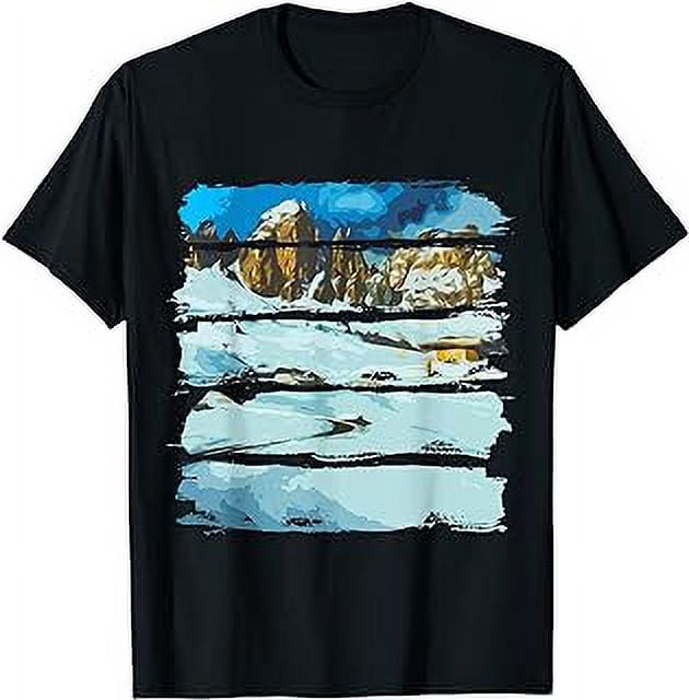 Nature Landscape Mountain Scenery T-Shirt - Walmart.com