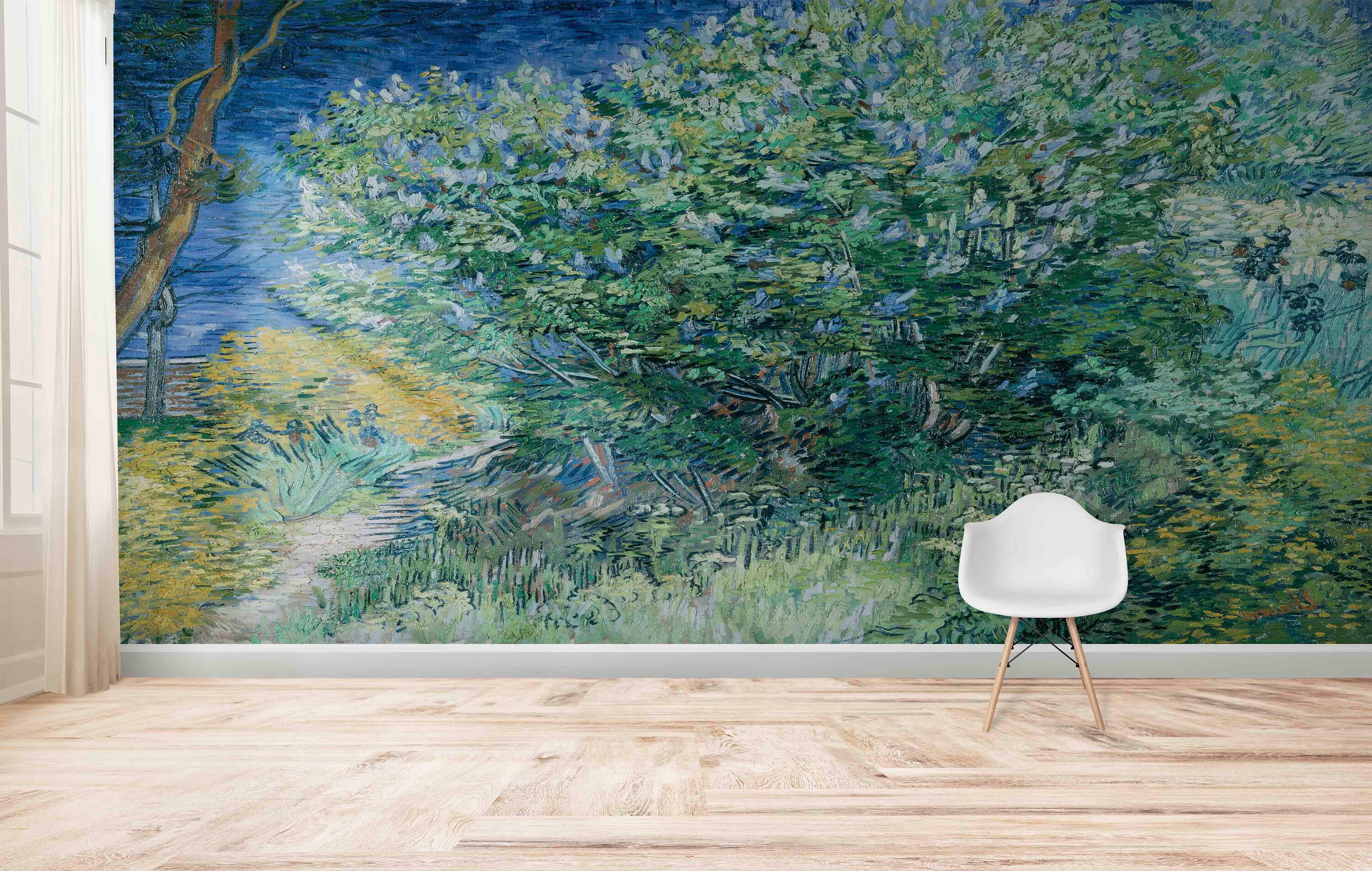 Nature Landscape Wall Painting, Paper Wall Art, 3D Wallpaper, Bright ...
