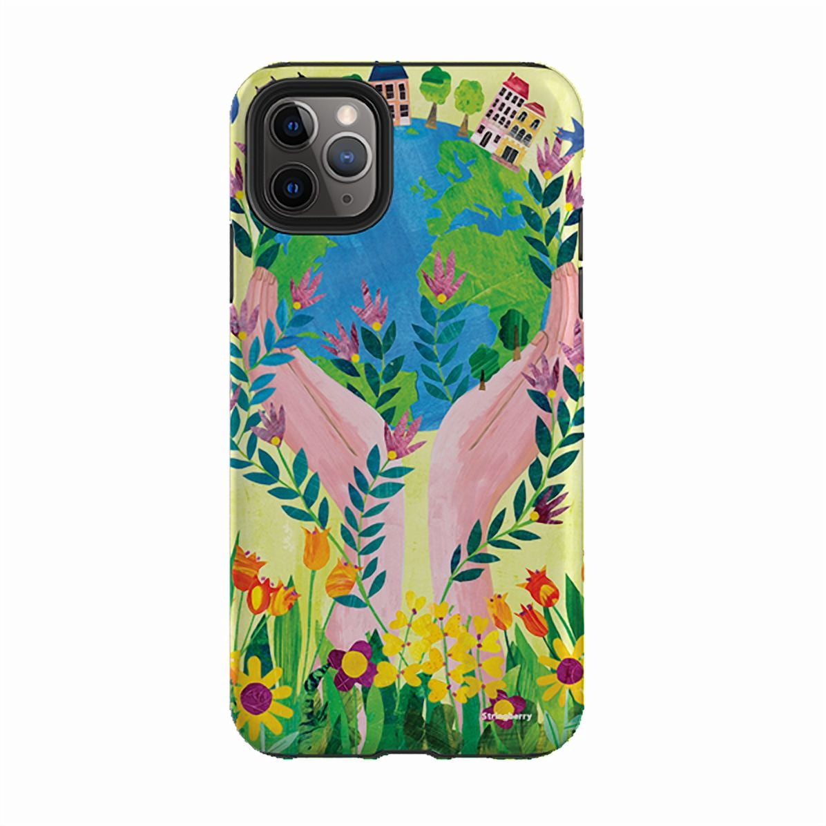 Nature Lover Earth Day Art Phone Case for iPhone 11 12 13 14 15 16 Pro ...