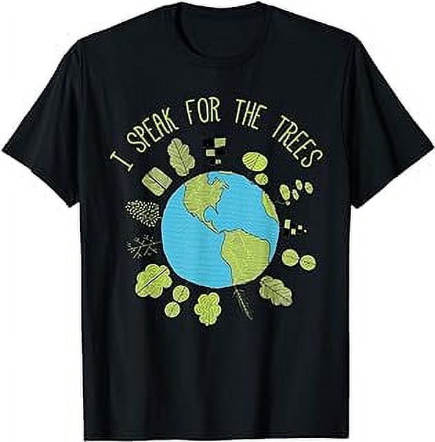 Nature Lover Environment Design Speak For The Trees T-Shirt - Walmart.com