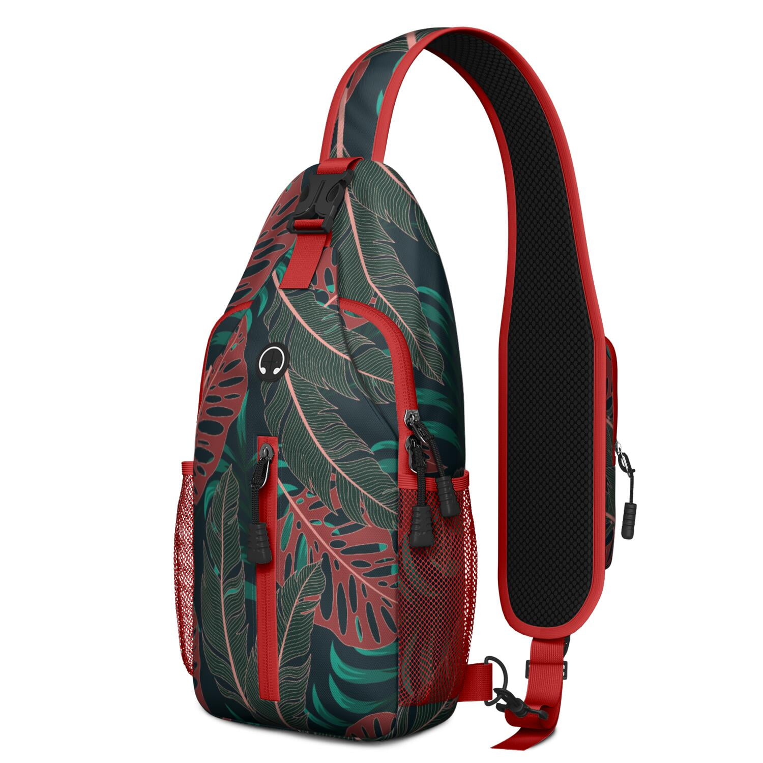 Nature Lover Giraffe Design Travel Chest Bag – Water-resistant Fabric ...