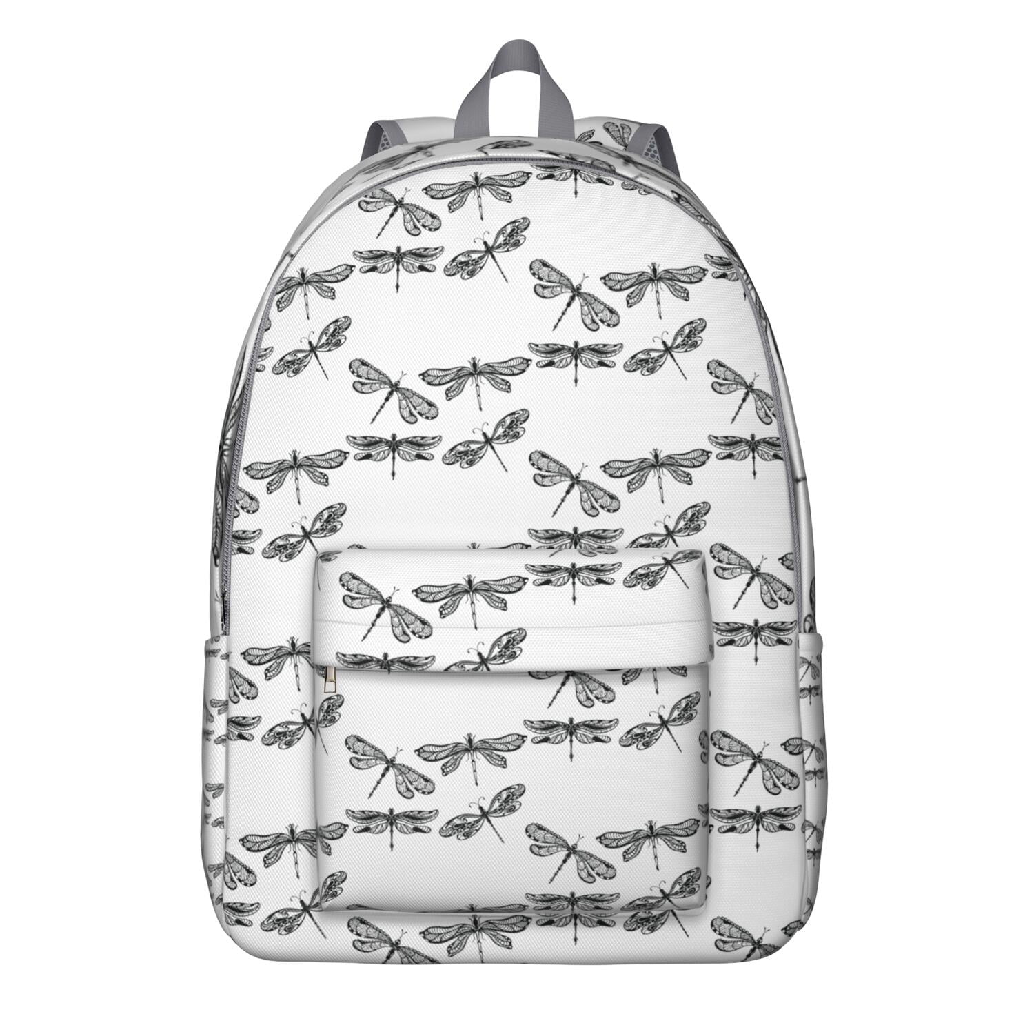 Nature Lover’s Dragonfly Backpack, Waterproof School Bag with Elegant ...