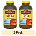 (2 pack) Nature Made Burp-Less Fish Oil 1200 mg Softgels, 300 Count for ...