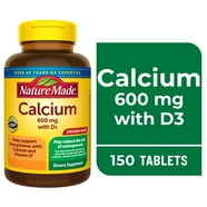 Rugby Oysco 500 + D TAB Calcium Supplement Tablets, 60 Count - Walmart.com