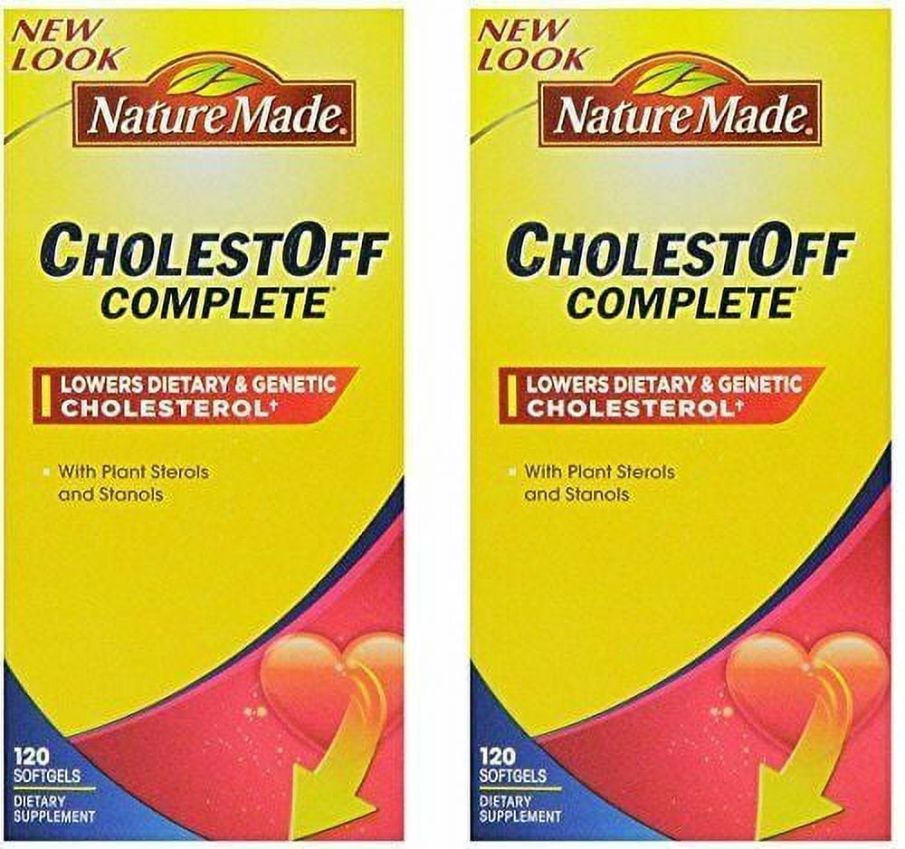 Nature Made CholestOff Complete Softgels, 120 Count, 2 Pack - Walmart.com