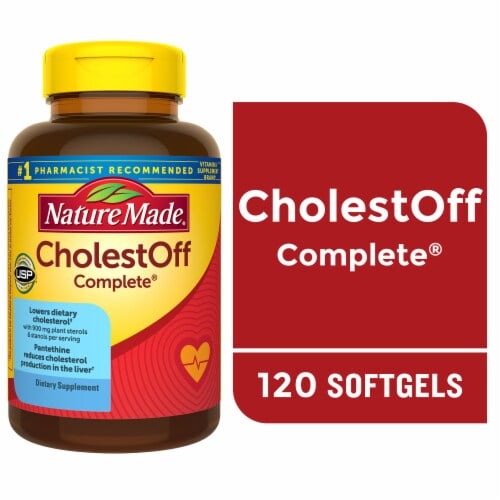 Nature Made CholestOff Complete Softgels 120 ct Packaging May Vary ...