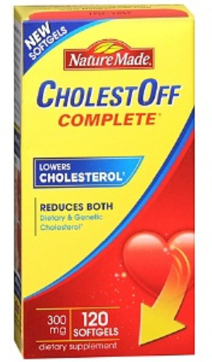 Nature Made CholestOff Complete Supplement, Softgels 120 ea (Pack of 3 ...