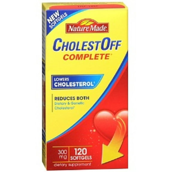 Nature Made CholestOff Complete Supplement, Softgels 120 ea (Pack of 3 ...