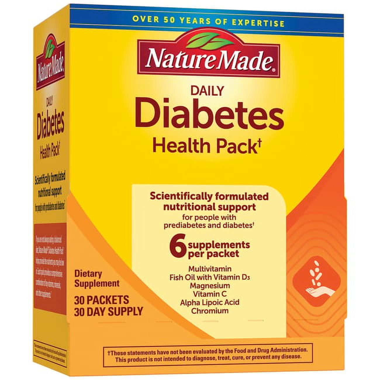 Nature Made Multivitamin Diabetic Supplements - Complete Daily Health ...