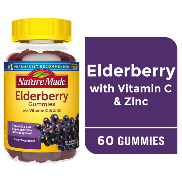 Elderberry Gummies 60ct | Dietary capsules for pharmacies - Walmart ...