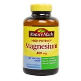 Nature Made Magnesium 400 mg Supplements, 150 Liquid Softgels - Walmart.com