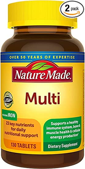 Nature Made Multi Complete Tablets 130 ea - Walmart.com