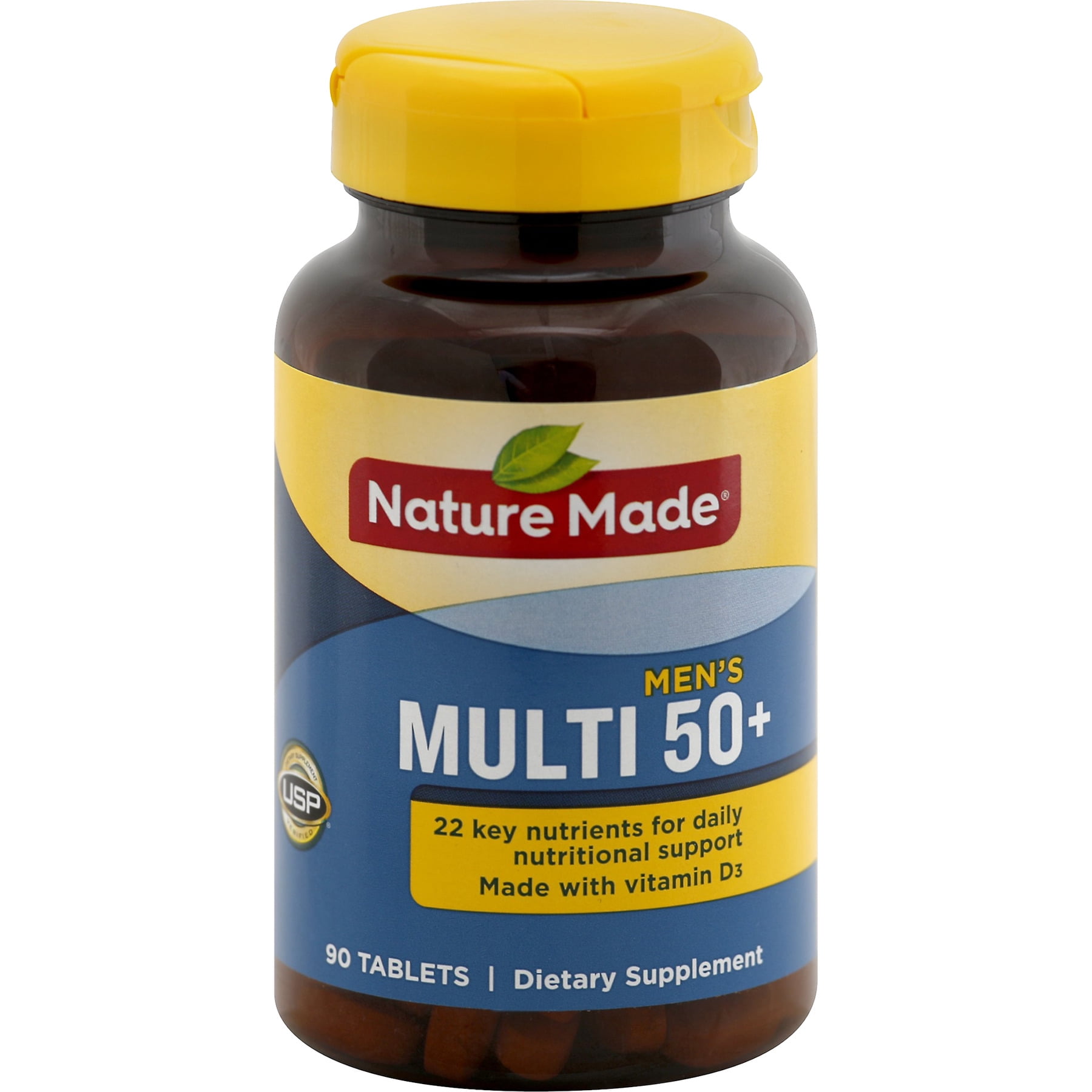 Nature Made Multi for Him 50+ Dietary Supplement Tablets 90 ea ...