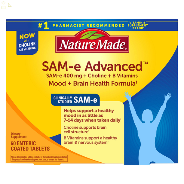 Nature Made SAM-E Complete 400 mg., 60 Tablets - Walmart Business Supplies